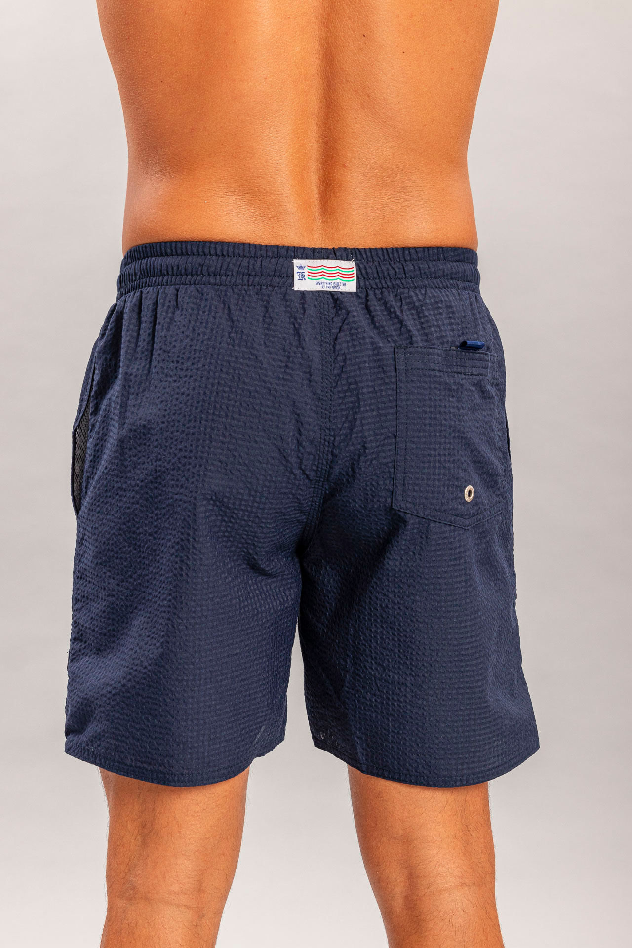 Shorts Praia Anarruga Vichy - Marinho - Sergio K.