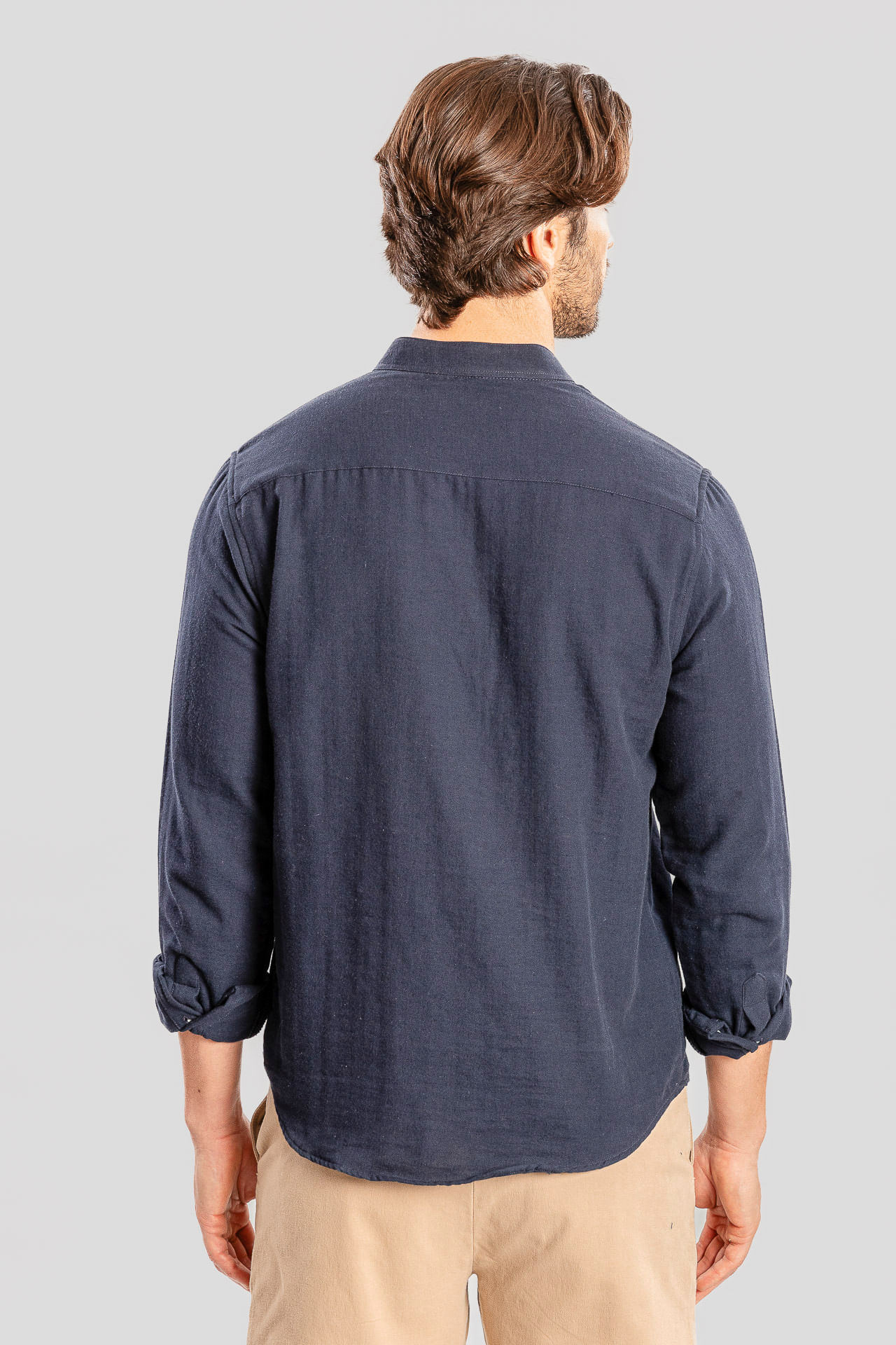 Camisa Manga Longa Santorini S25 - Marinho - Sergio K.