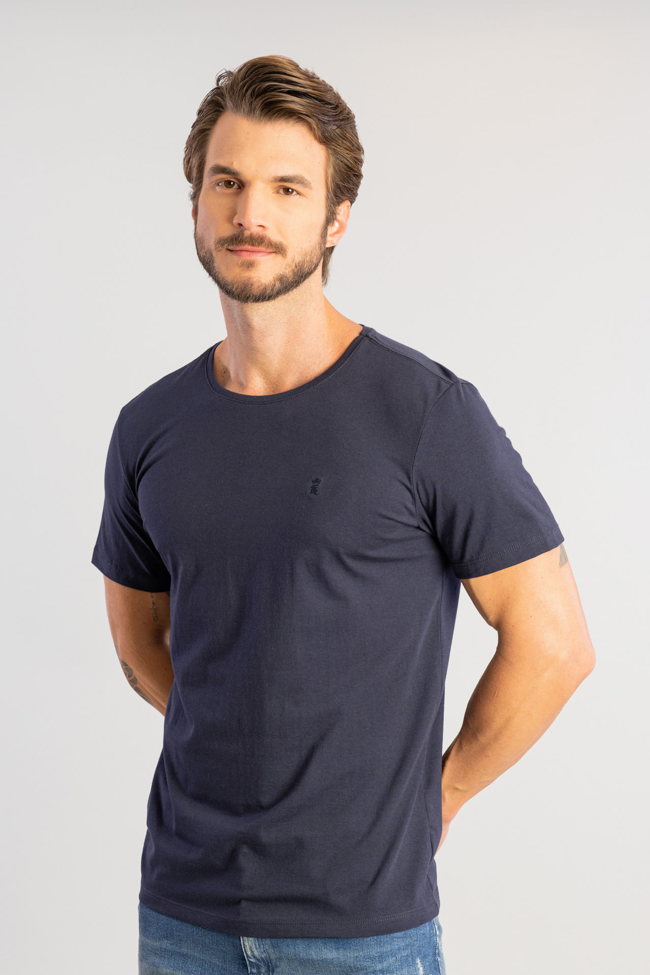 Camiseta Estampada Made In Lebanon - Marinho - Sergio K.